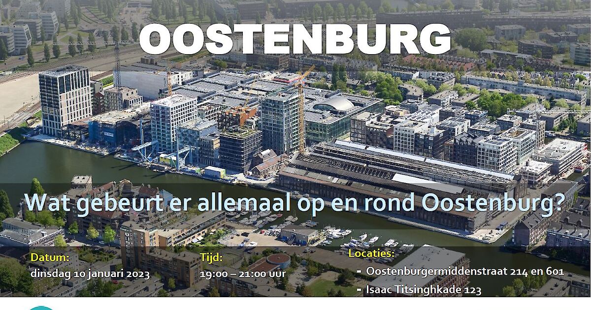 Informatiemarkt 10 januari | Oostenburg Amsterdam
